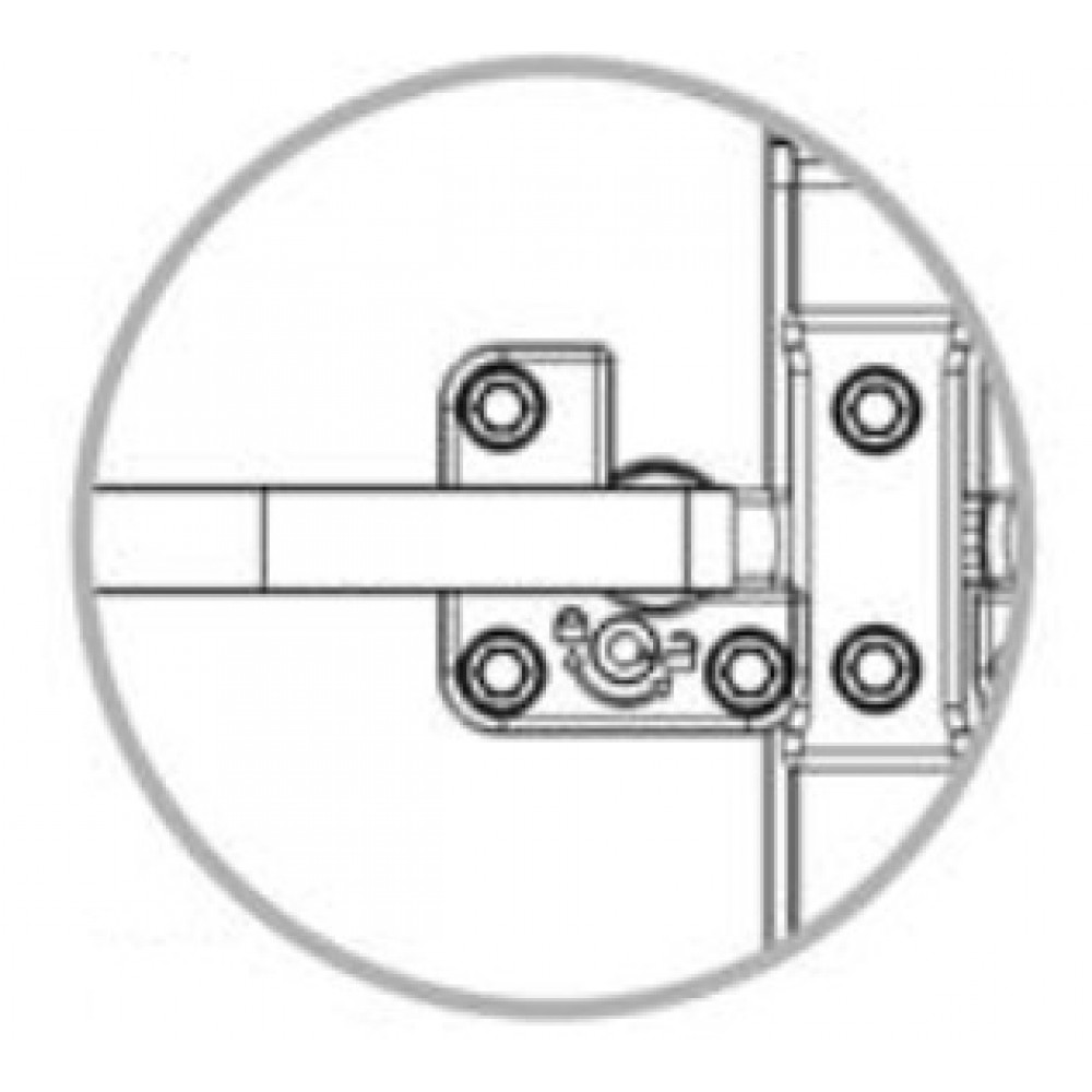 Handle for VENTUS air-handling unit - Right