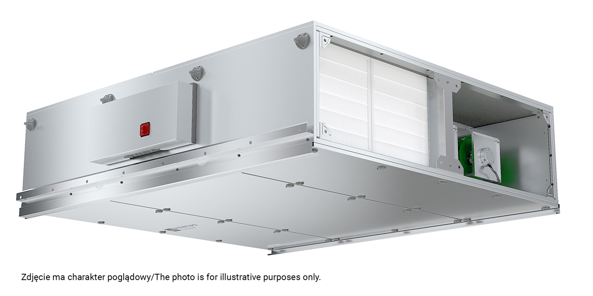 VENTUS Supply and exhaust ceiling suspended unit VVS020s ...