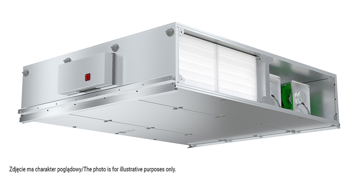 AHU Match : VENTUS Supply and exhaust ceiling suspended unit ...